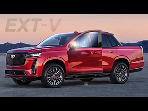 New 2023 Cadillac Escalade EXT - This Pickup-Truck Must Come with V8 Turbo from 2022 V-Series
