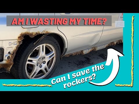 CHEAP Rocker Panel Rust Repair - Rusty 2002 Subaru Impreza WRX