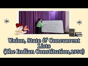 Union, State & Concurrent Lists Explained in the Easiest Way Ever | The Indian Constitution, 1950 ⚖️