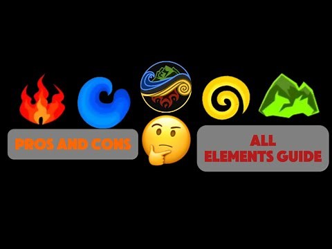 All Elements Pros and Cons. Elements divided guide.