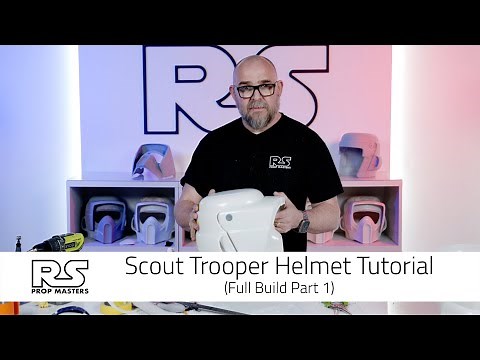 Scout Trooper Helmet Tutorial (Full Build Part 1) RS Prop Masters