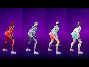 Fortnite Haute Couture Emote With Ruby Skin Thicc 🍑😜😍 Who Won ?