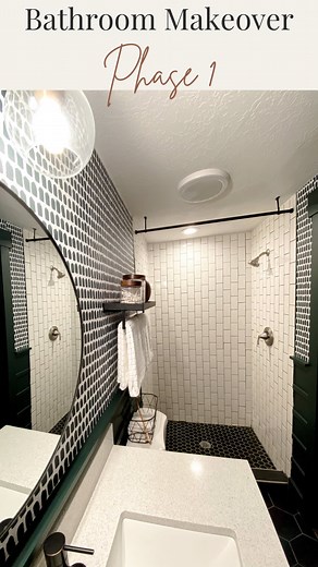 276K views · 380 comments | Progress update - Bathroom Reno is underway! Thank you to the hundreds of encouraging DMs I got about redoing this shower. The walls weren’t plumb before tiling the first time which lead to some major problems (see my highlight bubble). We all make mistakes. Let’s learn from them together  | Honey Built Home | Facebook