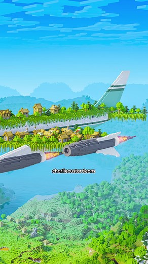 💡 What if I upgraded a village.. on the largest private jet ever built in Minecraft! 🏠✈️ - You can download this world and all my other Minecraft worlds via the link in my bio. (Java, schematic & Bedrock world available) #minecraft #charliecustardbuilds #minecraftbase