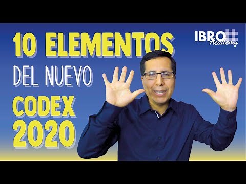 10 Elementos Claves del Nuevo Codex 2020 (PGHA)