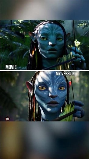 Avatar Movie vs My Homemade Version (Comparison) #avatar #vfx #behindthescenes #shorts