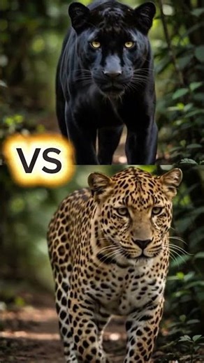 Leopard vs Panther 😱 Who Dominates?