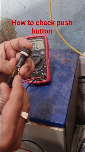 how to check push button using multimeter #electric #viral #weightmachinetips #music #switch #shorts
