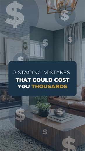 3 Staging Mistakes That Could Cost You Thousands 💰 Planning to sell your home? Avoid these common staging mistakes that can hurt your sale price and time on market: 1. Too much personal clutter & family photos 📸 Buyers need to envision their family in your space, not yours. 2. Bold colors or busy patterns 🌈 That bright accent wall might be your favorite, but it can distract buyers from seeing the room's potential. 3. Poor lighting or undersized rugs 💡 Dark spaces and tiny rugs make rooms fee