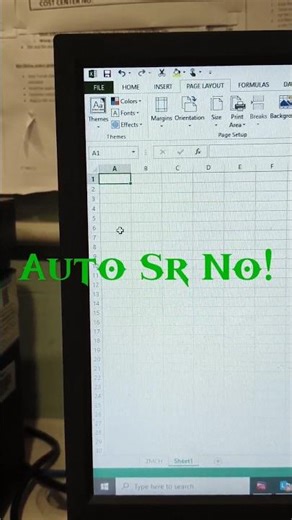 Automatic Serial Number in Excel in 5 Seconds! ⏱️ #excel