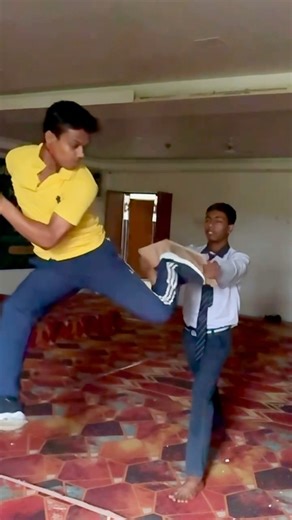 V2 on fire 🔥 | Board Breaking with Back Thrust Kick 💥