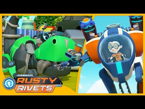 Rusty’s Sick Fix | Rusty Rivets | Cartoons for Kids