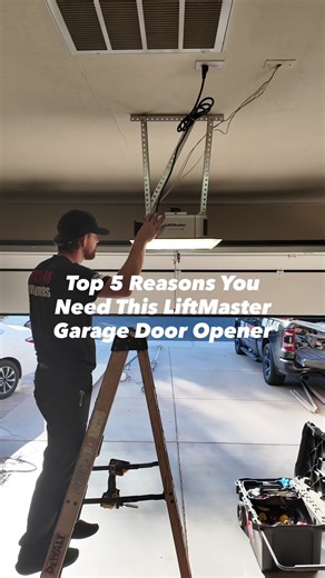 You need the LiftMaster 6690L Garage Door Opener🔥 1️⃣ Whisper-quiet belt drive — no more waking up the whole house. 😴 2️⃣ Built-in LED lighting — bright, corner-to-corner coverage. 💡 3️⃣ Integrated camera & WiFi — see and secure your garage from anywhere. 📱 4️⃣ Battery backup — because power outages shouldn’t trap your car. ⚡ 5️⃣ And last but not least… the MyQ app. 🙌 ✅ Open and close your door from your phone. ✅ Get real-time activity alerts. ✅ Set schedules for automatic closing. ✅ Allow 