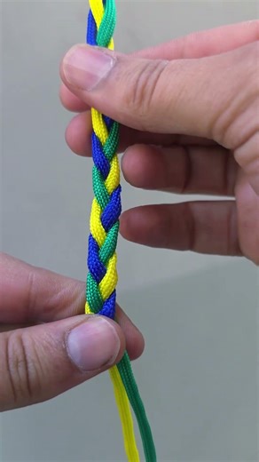 Three Strand Flat Plait Knot | Easy Hair Knot Tutorial #shorts