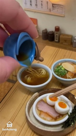 The Most Satisfying Tiny Ramen Shop Ever Built 🍜✨