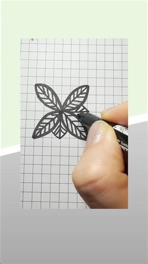 Mini Mandala 4✨Grid Drawing ✨Easy Mini Designs