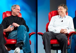 That time when Steve Jobs and Bill Gates shared the stage in a joint interview