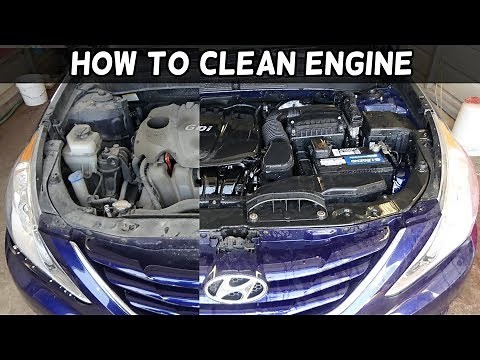 HOW TO CLEAN WASH CAR ENGINE. Amazing Results
