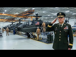 How AH-64 Apache Attack Helicopters Are Made Inside a US Factory (Full Process)