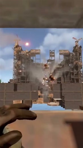 Rust wipe 30,000 rockets shot #rust #gaming