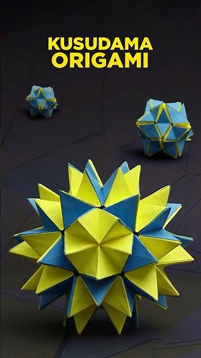 DIY Kusudama Flower 🌸 | Easy 3D Origami Craft