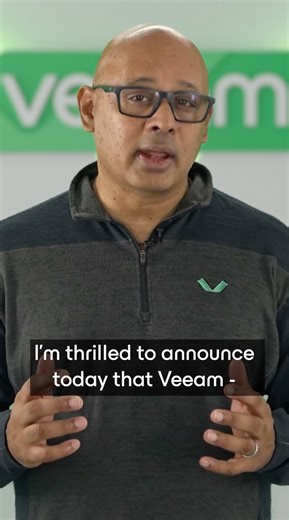 What does the acquisition of Securiti AI mean for Veeam and the industry? Veeam CEO Anand Eswaran shares his thoughts on how this defining moment will transform how organizations drive innovation with AI. Discover how we’re unifying data resilience with DSPM, privacy, governance, and AI trust >> https://bit.ly/3LlfizC | Veeam Software