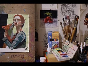 A painting tutorial tips and techniques of mixing colors