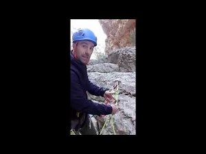 Bigtime Aventura: Canyoning, Releasable anchor using Figure 8 Descender