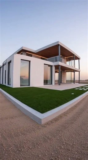 Empty Land to Luxury Villa in Seconds | Hyper-Timelapse AI Construction. #timelapse #relaxing