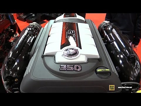 2016 Mercury Mercruiser 6.2L MPI V8 350hp Marine Engine - Walkaround - 2015 Salon Nautique de Paris