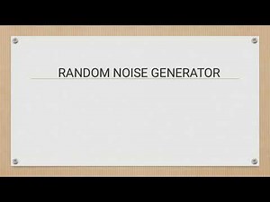 random noise generator