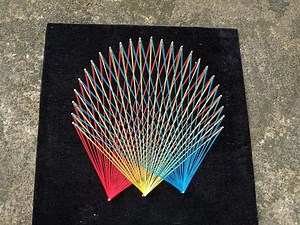 Simple Thread Pattern Model |Easy Thtead Pattern |Home decoration idea's |Niqabee Craft|