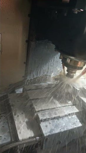 vmc machine work #aluminum #cnc #hindisong keye #programming #producer