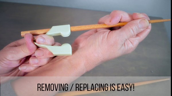 Chopstick Helper for Adults - Reusable Training Chopsticks, Beginner Practice, Easy-to-Use for Right or Left-Handed Learners - Durable and Adjustable, by Senior ICare
