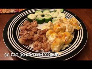 CAULIFLOWER MAC & CHEESE/Shrimp/Cukes/FULL MEAL RECIPE
