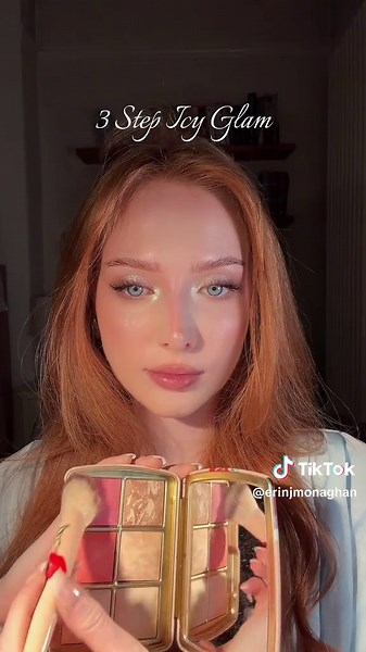 easy 3 step ice princess makeup ❄️ #frostyglam @Anastasia Beverly Hills - sugar palette & honey diamond @Hourglass Cosmetics - ambient face palette - deer & lip liner - flaunt