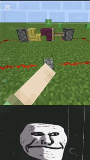 weird Minecraft logic #minecraft #shorts or reverse logic in minecraft #viralvideo