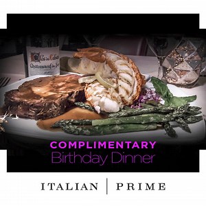 🔴🎂Complimentary Birthday Dinner at Italian | Prime 🔴 Enjoy selections from our Three Course Dinner menu or apply $45 towards your Birthday Entree 🔴►RESERVATIONS at OpenTable: https://www.opentable.com/r/italian-prime-at-salvatores-reservations-depew/?restref=7876&corrid=5276da31-51d4-4ca3-8b44-725b16fbf12d 🎁 Complete Details: http://salvatoresitalianprime.com/birthday-dinner-2 | Salvatore's Hospitality