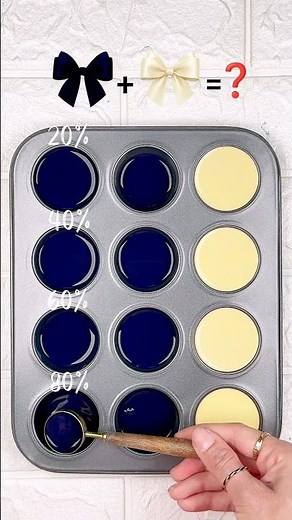 ✨ “Navy to Creamy Ice Blue — A Soothing Gradient Palette 🎨🩵” #colormixing #colormix #colorpalette