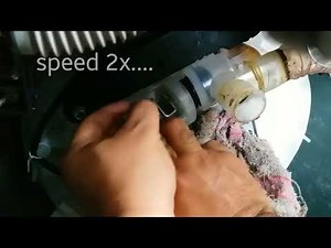 Repair Panasonic NB-F70B2 washing machine at home: fills & drains at the same time