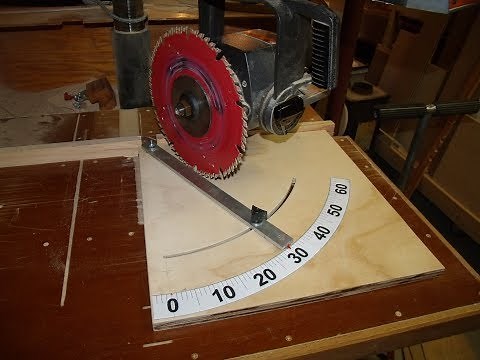 The Radial Arm Saw: Accurate Miters and Bevels
