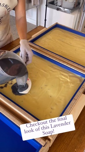 10K views · 429 reactions | Lavender soap is one of my best sellers—and for good reason! So many people love it for its strong, soothing scent and calming vibes. It’s a little bar of relaxation 律‍♀️. . . #CustomerFavorite #Lavendersoap #lavenderlove #naturalsoap | Ashley Marie Soap | Facebook