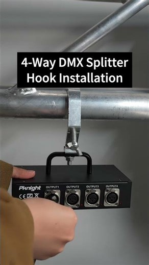 4-Way DMX Splitter Hook Installation