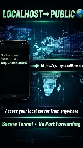 Expose Localhost to Internet from Your Phone 😳 check out channel for full video