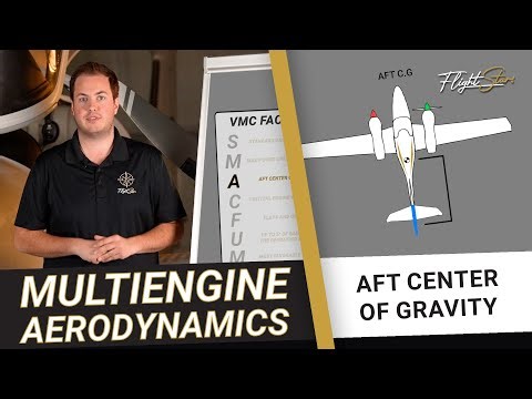 Diamond DA42 Multi-Engine Aerodynamics – VMC Factors - Aft Center Of Gravity