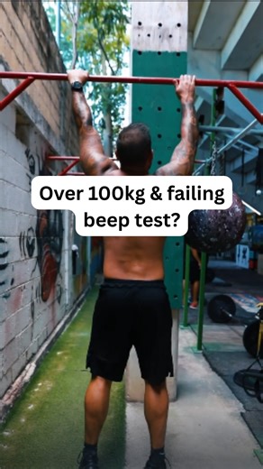 Beep test at 100kg is a different beast. If you used to be fit… But now the beep test feels impossible after a few shuttles, You’re not broken. You’re carrying more load. Every turn, stop, and acceleration in the beep test puts huge stress on your joints, lungs, and legs. That doesn’t mean you can’t pass it. It just means you need to train smarter, not harder. Here’s what actually helps 👇 • Build leg strength first, stronger legs = better deceleration and push-off • Train short shuttle interval