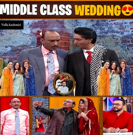 379K views · 15K reactions | MIDDLE CLASS WEDDING  Saleem Albela and Goga Pasroori funny video clip full entertainment best comedy show  | Vella Kashmiri | Facebook