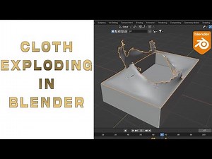 How to explode a cloth in blender | Cloth animation