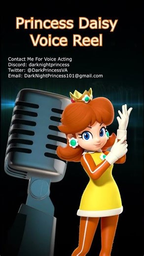 "Princess Daisy Voice Reel" #voiceactor #voiceactress #voiceimpressions #supermario #mariokart