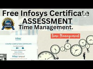 Time Management "Infosys Springboard" Assessment Solution (with 💯% accuracy) Get Infosys Certificate